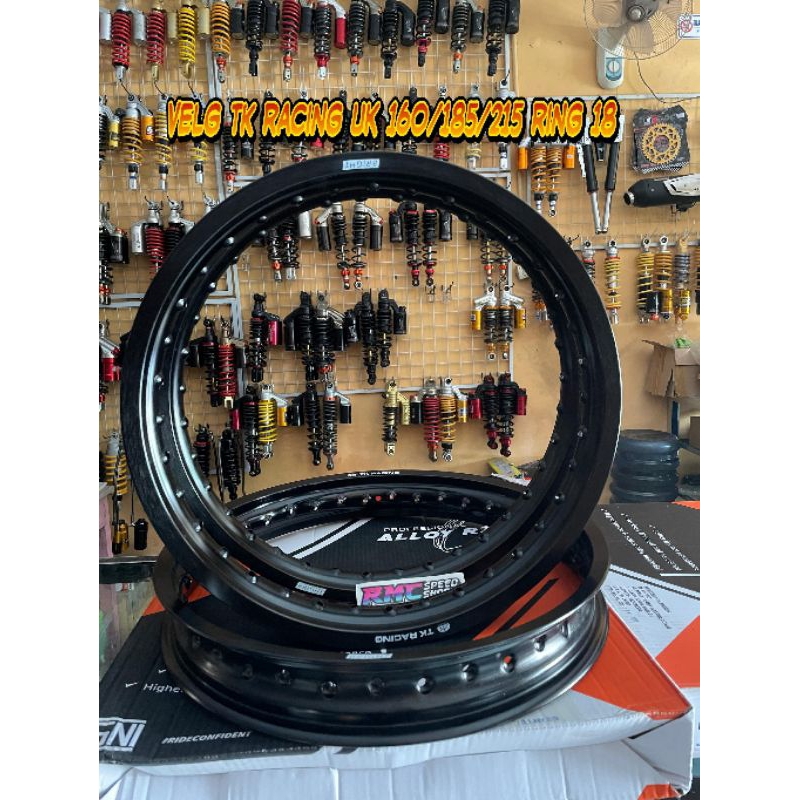 Jual Velg Tk racing ukuran 160 185 215 ring 18 ori / Velg Rim Lingkaran ...