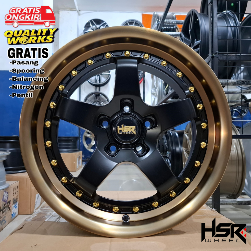 Jual Hsr Wheel Bob R17 Lebar 7,5/8,5 Pcd 5x114,3 Et40/35 Toko Velg Mobil Surabaya | Shopee Indonesia