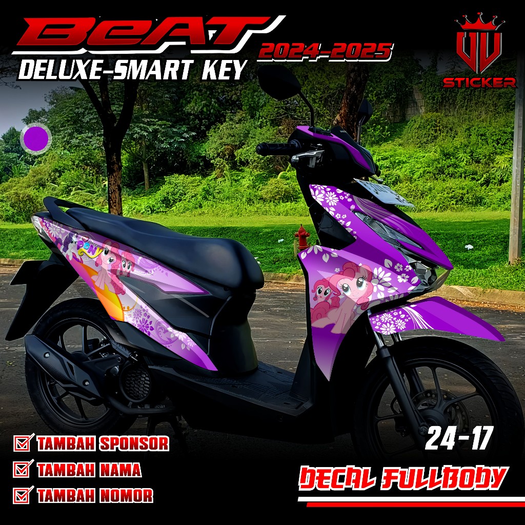 Jual Sticker Decal Full Body Honda Beat DELUXE SMART KEY REMOTE CBS ISS ...