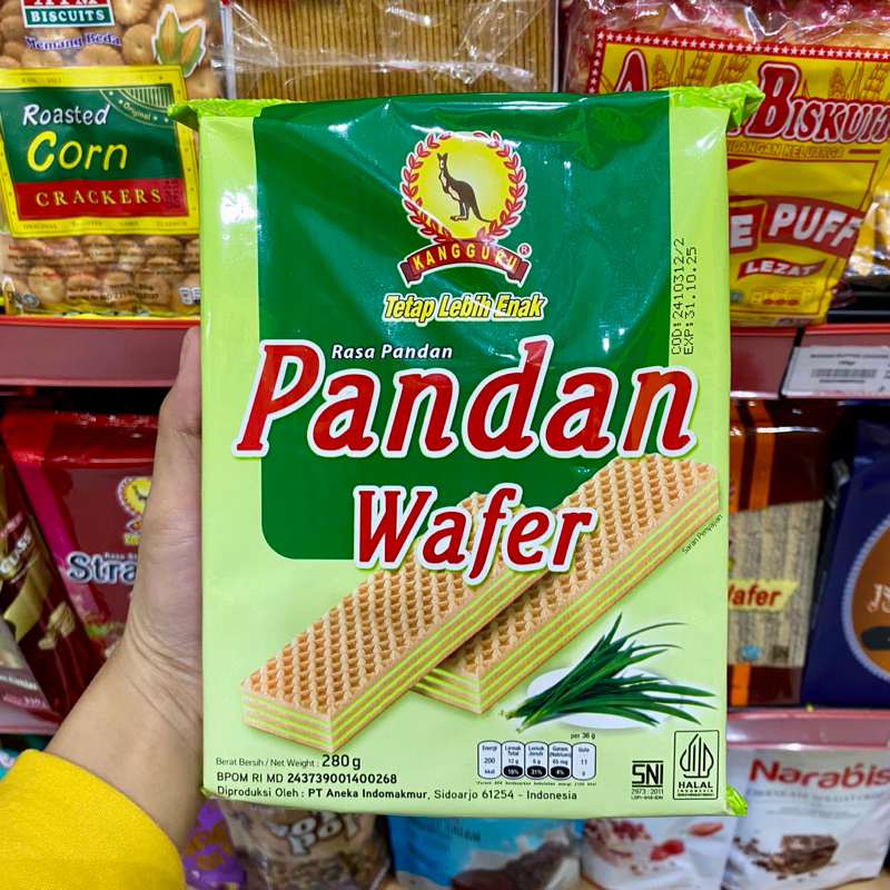 Jual Kangguru Wafer Pandan 280gr | Shopee Indonesia