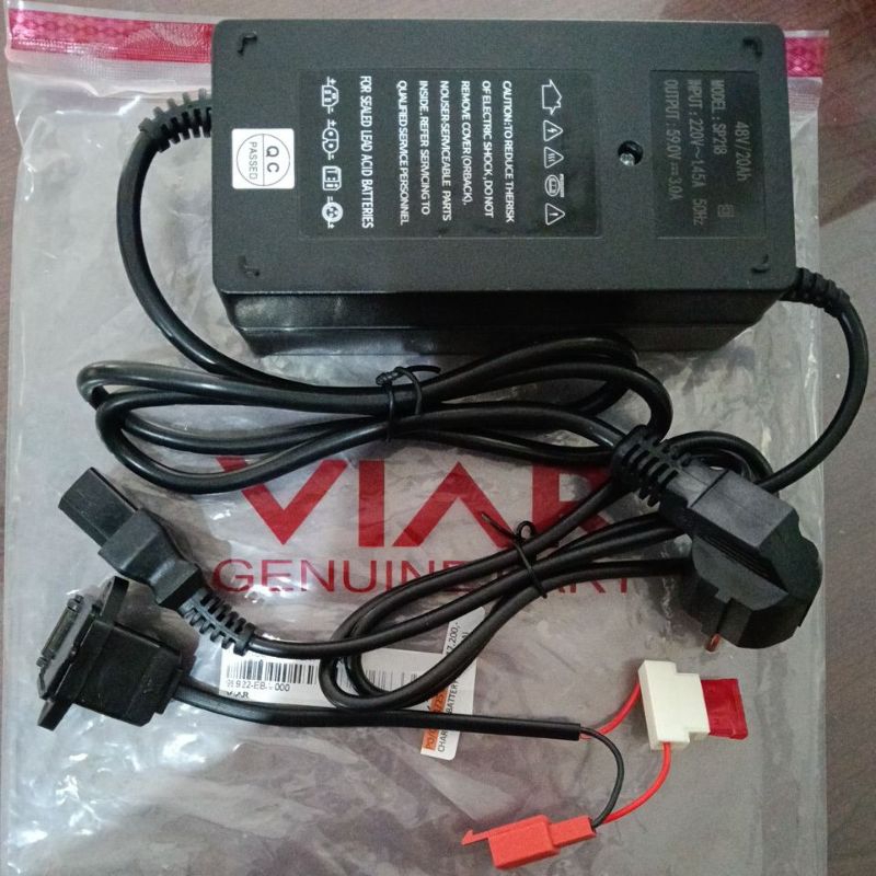 Jual Charger Sepeda Listrik Viar Akasha 1 2 3 ER1 RE3 RE4 A2 ( EBA ...