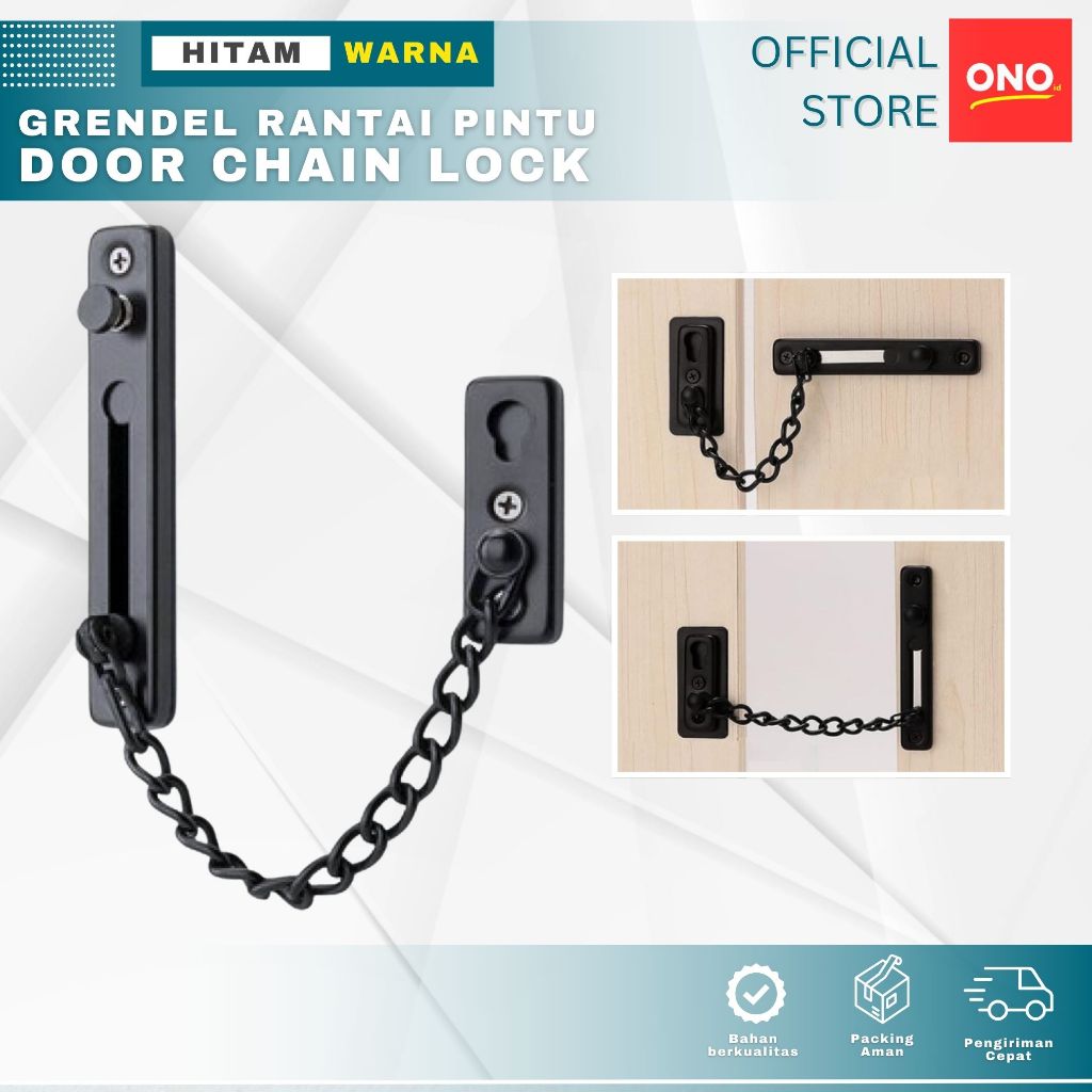 Jual ONOID Grendel Rantai Pintu Stainless Steel Selot Rumah Anti Maling ...
