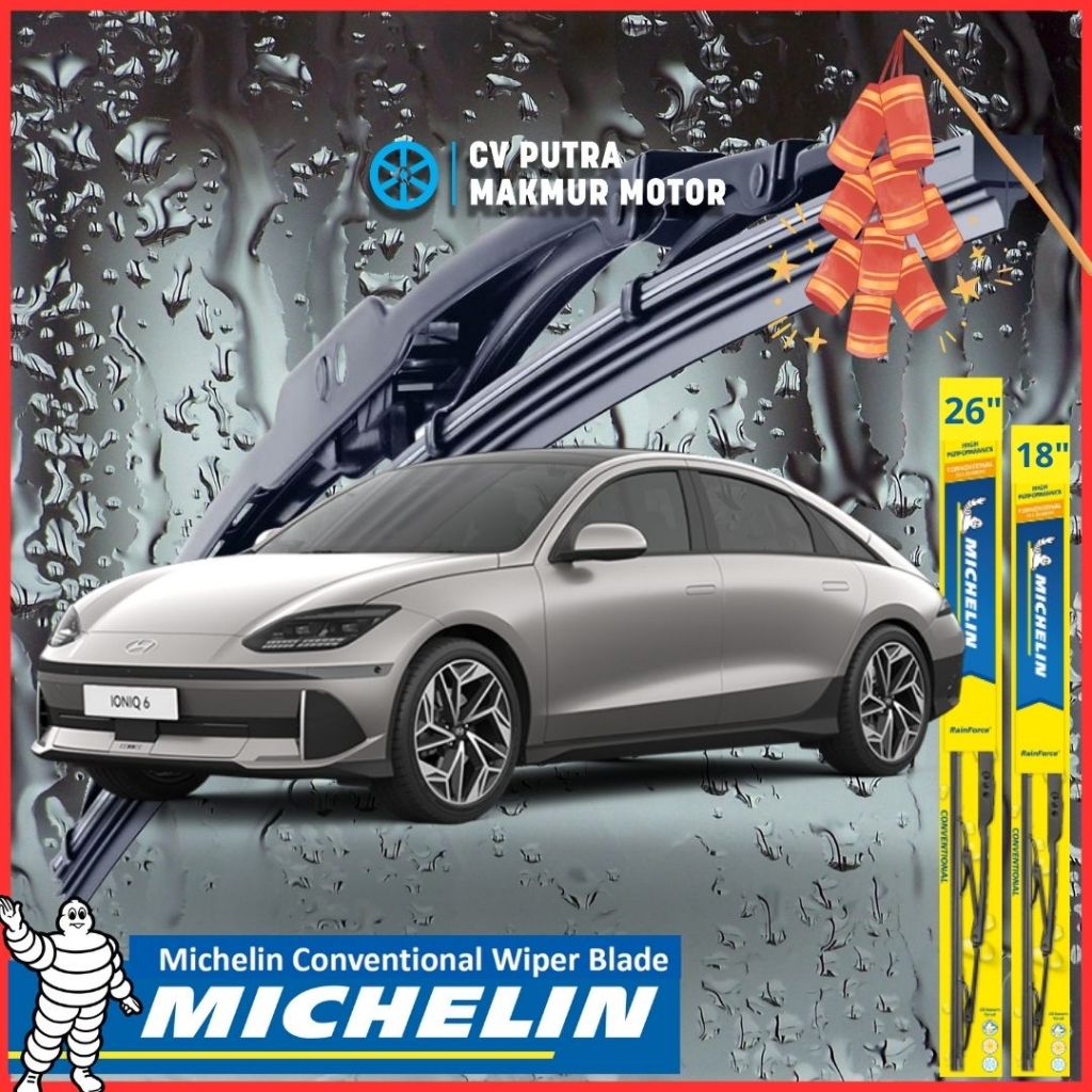 Jual MICHELIN RAINFORCE CONVENTIONAL WIPER FOR HYUNDAI IONIQ 6 | Shopee ...