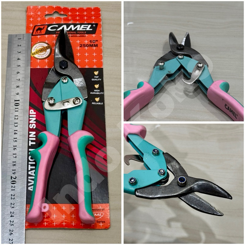 Jual CAMEL gunting aviation 10”inci gunting seng baja ringan 10 ...