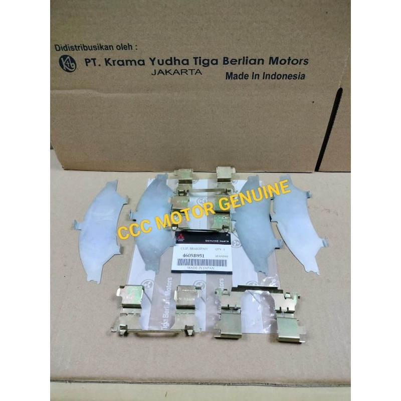 Jual BRAKE PAD SPRING KUKU KAMPAS REM MITSUBISHI X-PANDER 1 SET KTB ...