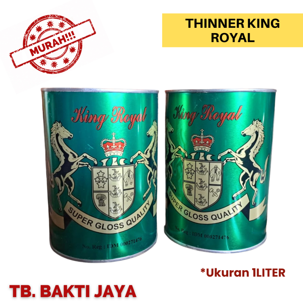 Jual Thinner SUPER GLOSS / Thinner KING ROYAL / Thinner TCI PAINT / Pengencer Cat MINYAK KAYU ...
