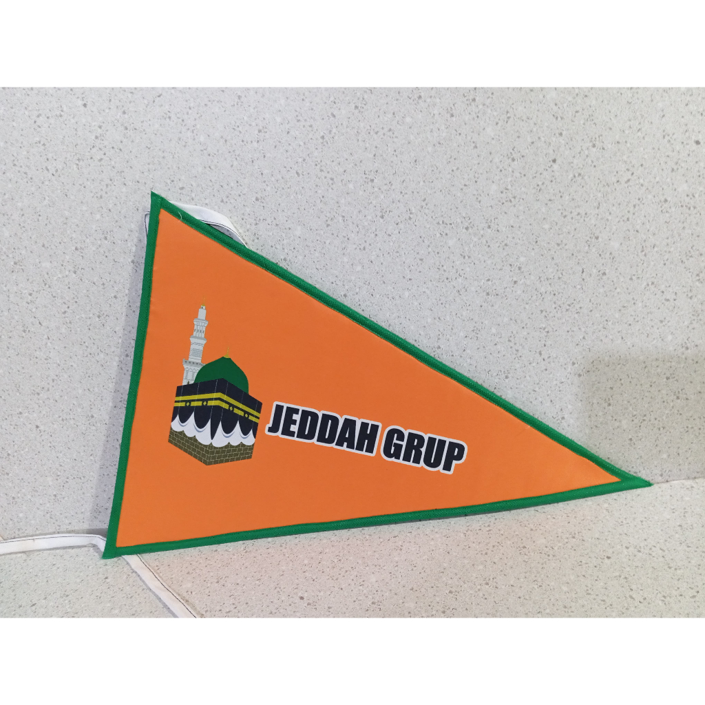 Jual Bendera Travel Custom Logo Desain / Bendera Segitiga Custom ...