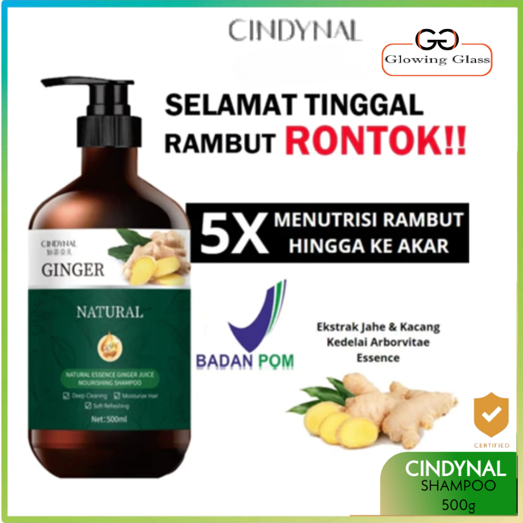 Jual CINDYNAL- Natural Essence Ginger Juice Nourishing Shampoo Herbal ...