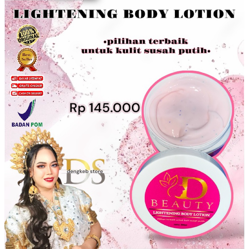 Jual LIGHTENING BODY LOTION Netto 300ML(cocok untuk semua jenis kulit ...