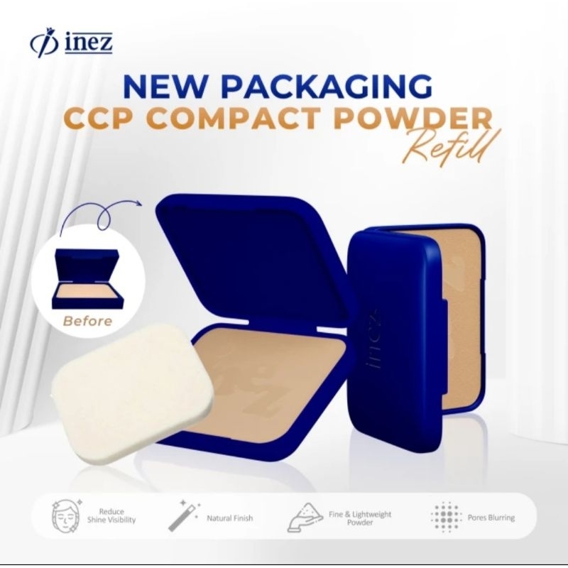 Jual Inez Refil Color Contour Plus Compac Powder (Ori100%) | Shopee ...