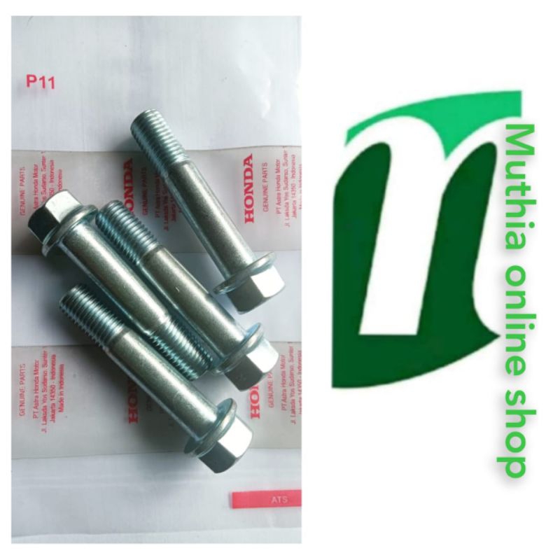 Jual baut shock depan Honda matic bebek set 4 pcs panjang 4,5cm ...