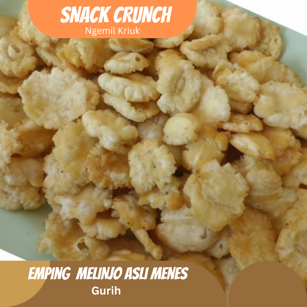 Jual 1 KG Emping Melinjo Rasa Gurih/ Emping Melinjo Rasa Original ...