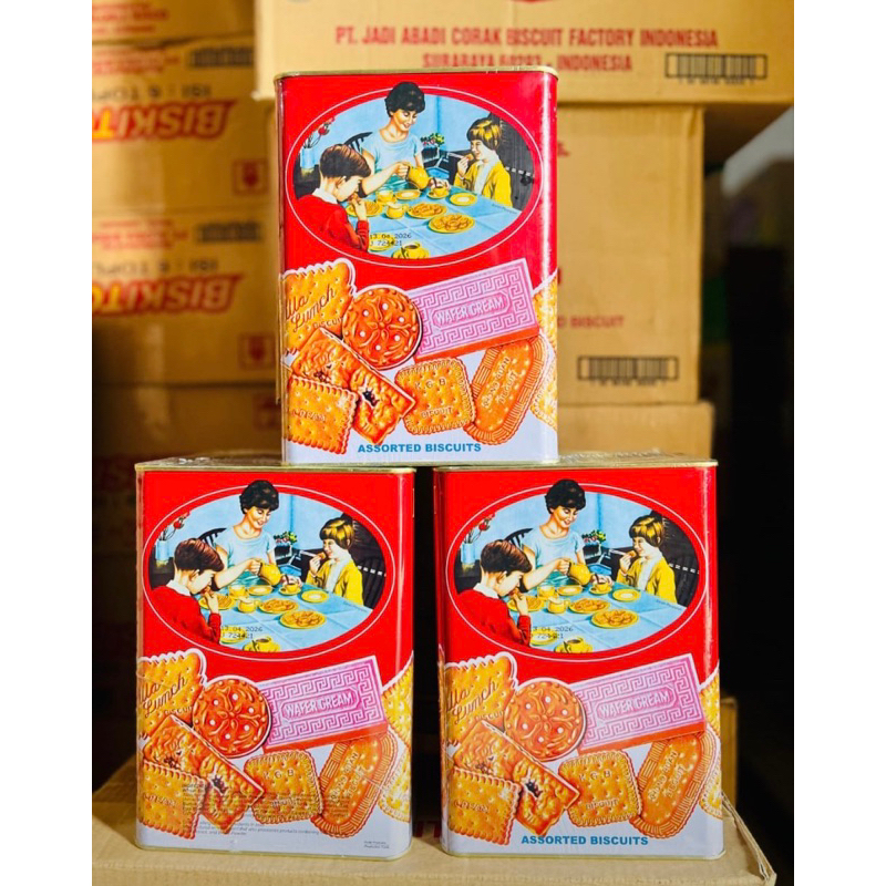 Jual ready Khong Guan besar kaleng 1600 gr Papan Assorted Biscuits ...