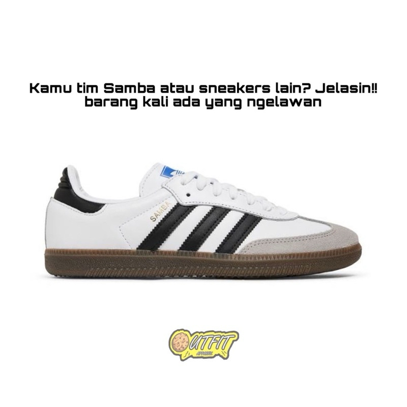 Jual SEPATU SAMBA OG WHITE GUM BLACK | Shopee Indonesia