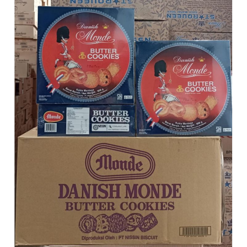 Jual Monde butter cookies besar 6X908gr | Shopee Indonesia