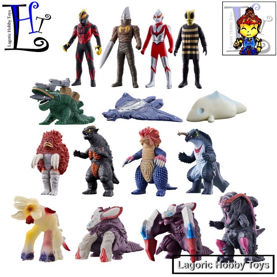 Jual Ultra Monster Ultraman Bandai Varian Mix LHT4 Mainan Figure Kaiju ...