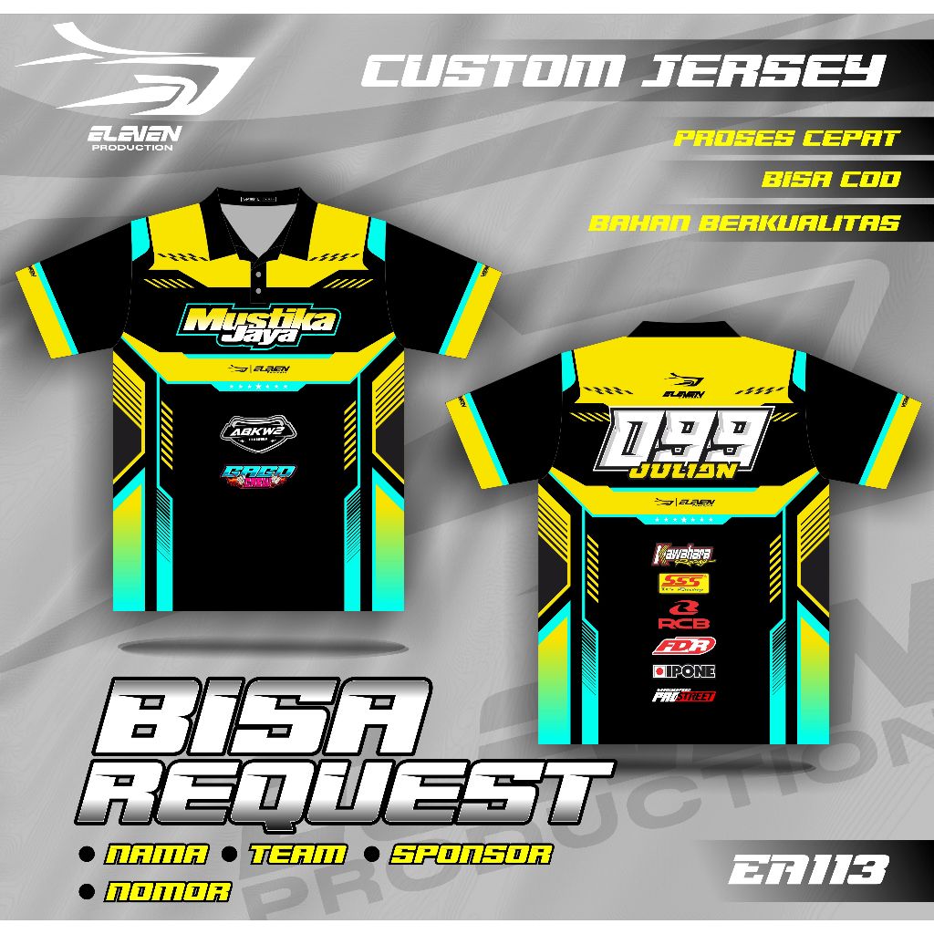 Jual JERSEY RACING kaos baju balap racing custom full printing jersey ...