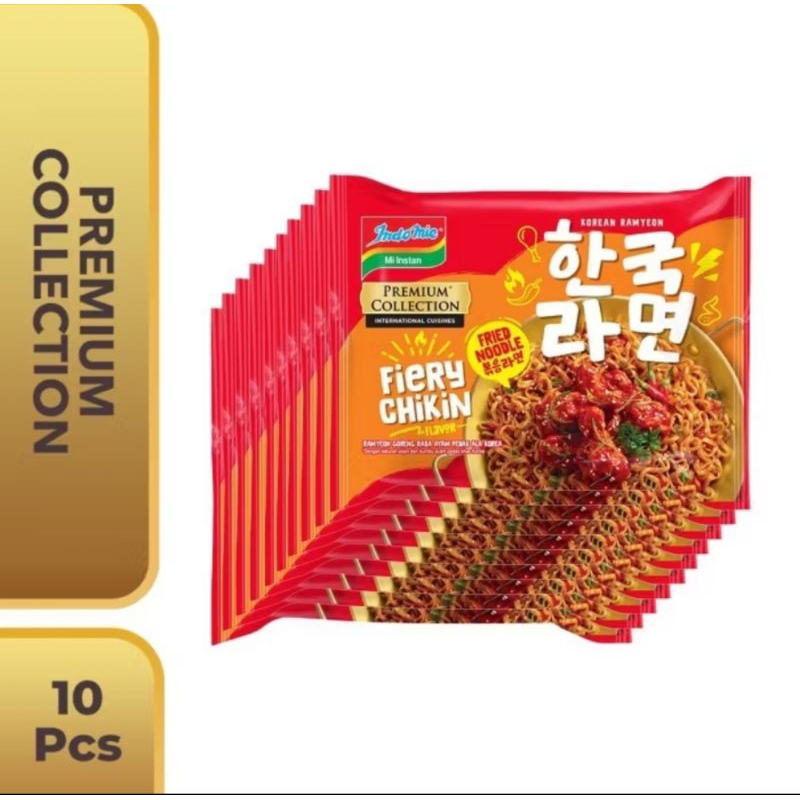 Jual KOREAN SERIES INDOMIE FIERY CHIKIN ISI 10 PCS PREMIUM COLLECTION | Shopee Indonesia