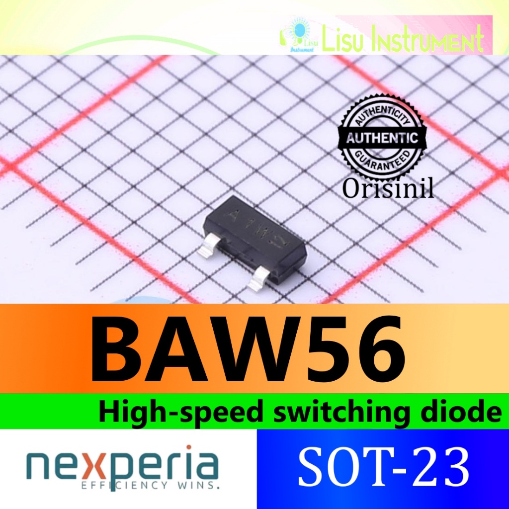 Jual BAW56 Switching Diode A1 A1w SOT-23 Nexperia Original | Shopee Indonesia