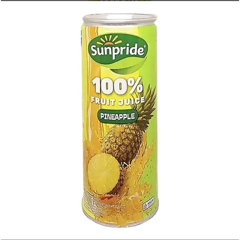 Jual Sunpride Fruit Juice Pineapple Kaleng 220 ml jus buah nanas ...