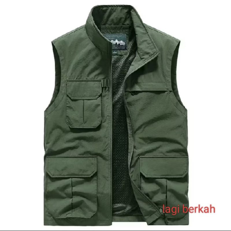 Jual rompi terbaru rompi cesual rompi outdoor rompilapangan | Shopee ...