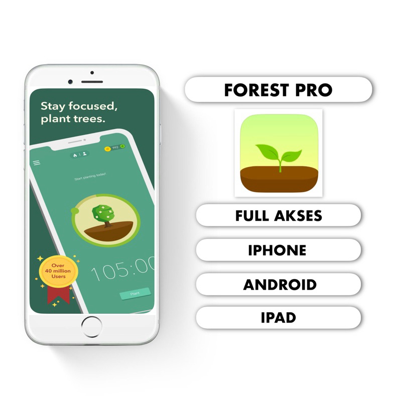 Jual ORIGINAL APLIKASI FOREST ( BERUPA ACC LOGIN )IOS IPHONE & IPAD ...