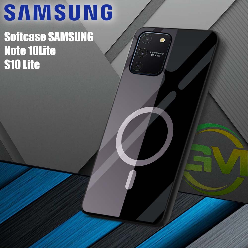 Jual GM52 Softcase Kilau Samsung S10 lite | Note 10Lite | Kesing Case Softcase Efek Glass Kaca ...