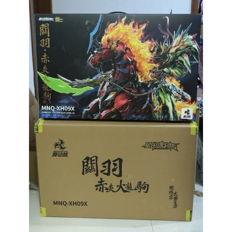 Jual Motor Nuclear MNQ-XH09X Guan Yu Metal Build 1/72 Guan Yu Deluxe + Red Flame Horse Action ...
