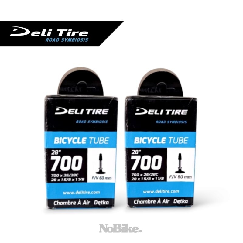 Jual Ban Dalam Sepeda 700x25/28c Deli Tire FV | Shopee Indonesia