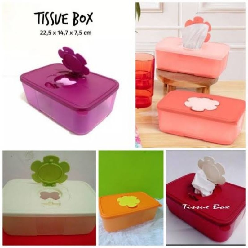 Jual Tupperware Tissue box | Shopee Indonesia