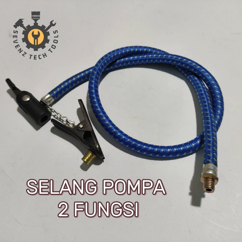 Jual SELANG POMPA ANGIN TABUNG BAN SEPEDA MOTOR MOBIL SEPEDA 2 FUNGSI ...