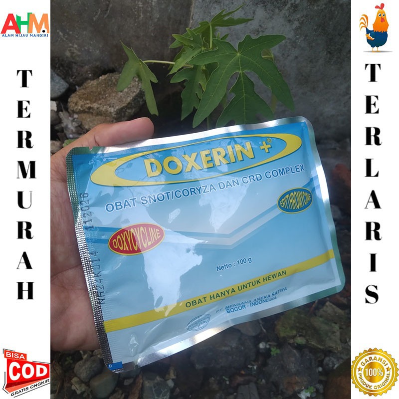 Jual DOXERIN PLUS 100 GRAM | Obat Ngorok Snot Coryza CRD Pernafasan ...