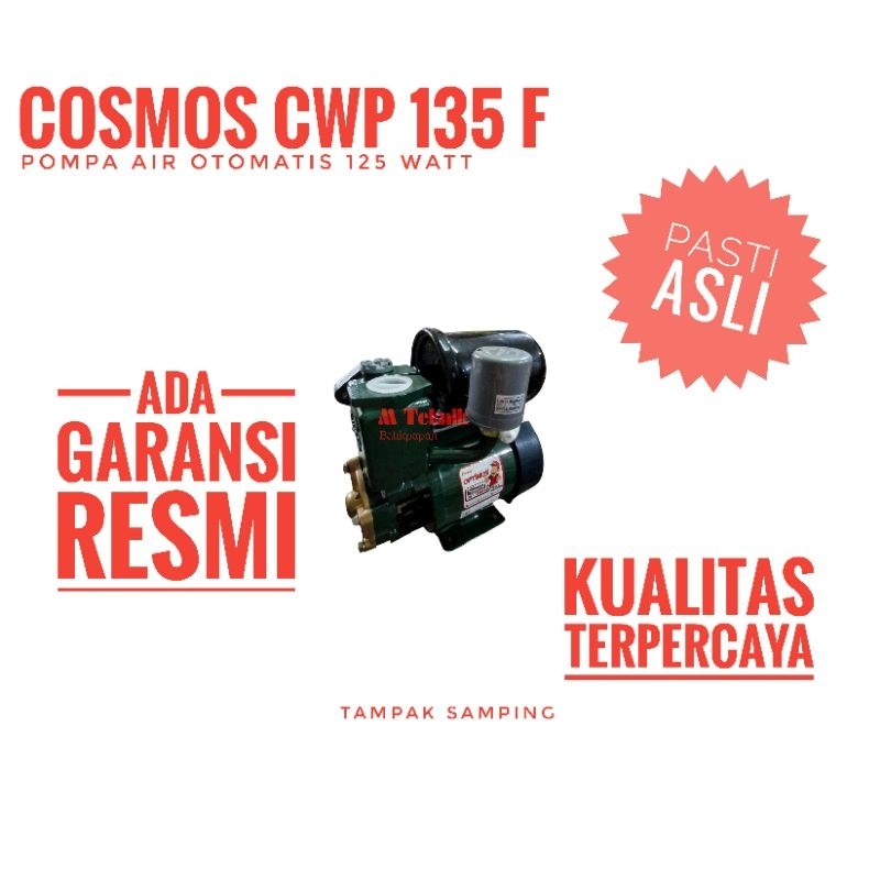 Jual Pompa Air listrik Otomatis Cosmos CWP 135 F Automatic Water Pump CWP135 sumur dangkal 125 ...
