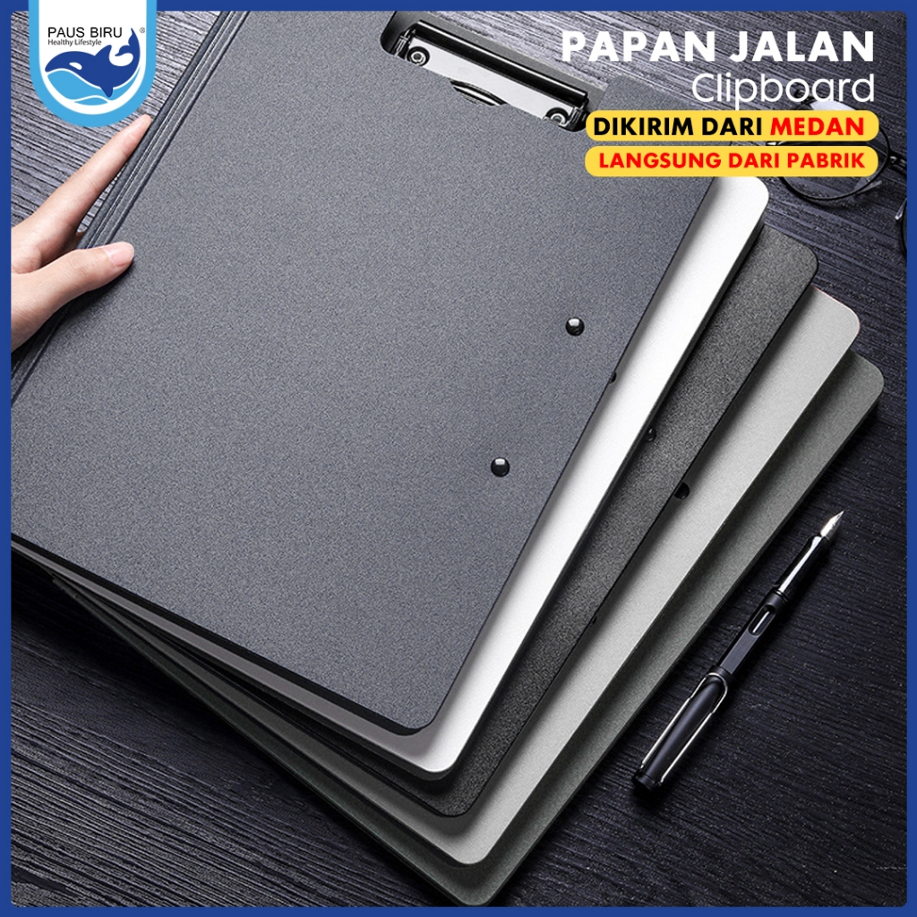 Jual Paus Biru - Papan Jalan 2 in 1 Clipboard Aesthetic Papan Ujian ...