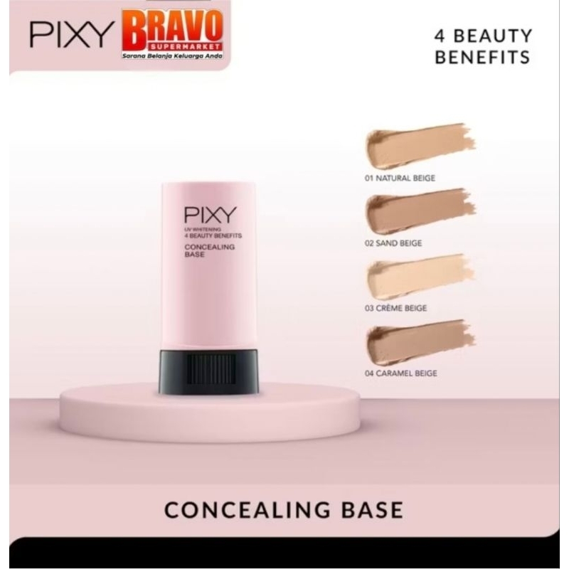 Jual PIXY Concealing Base 9 gr - 4 Beauty Benefit | Shopee Indonesia