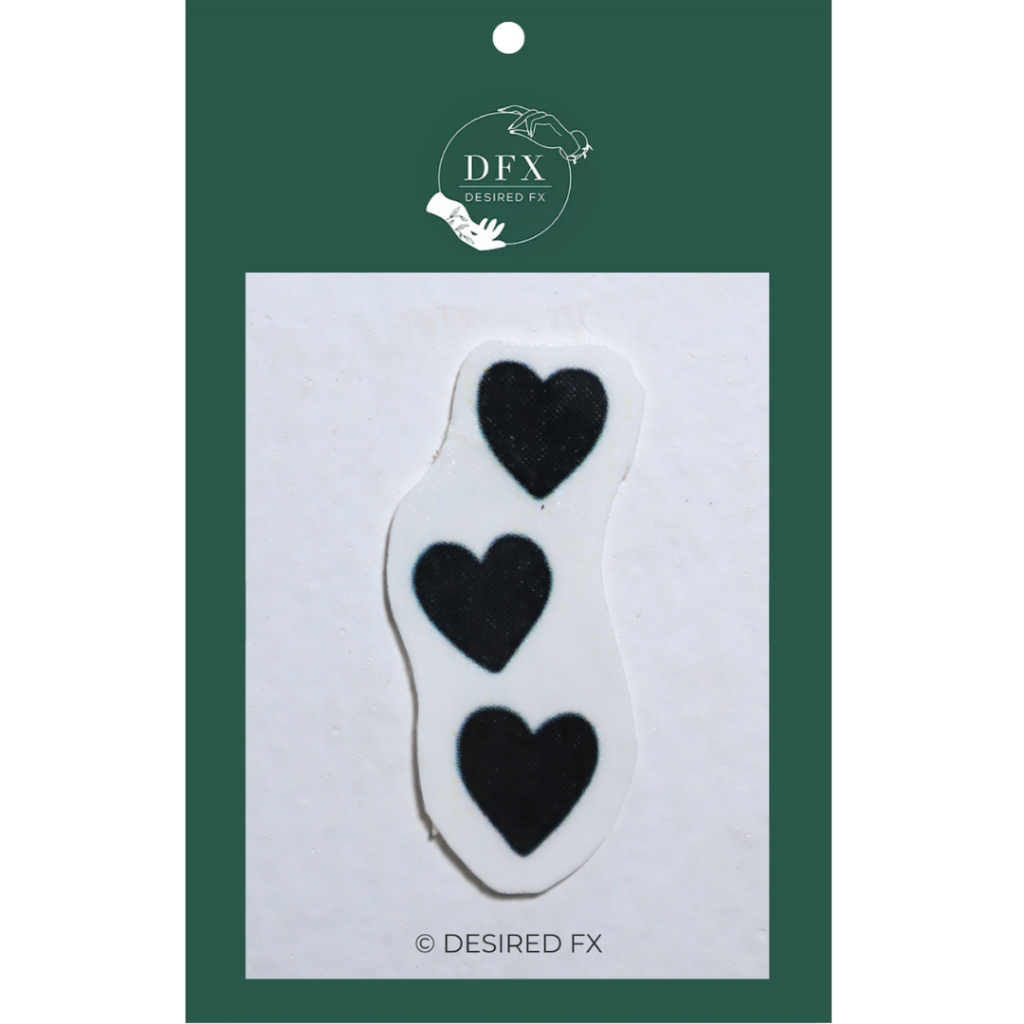 Jual TRIPLE HEART Temporary Tattoos | Tato hati | Tato hati temporer ...