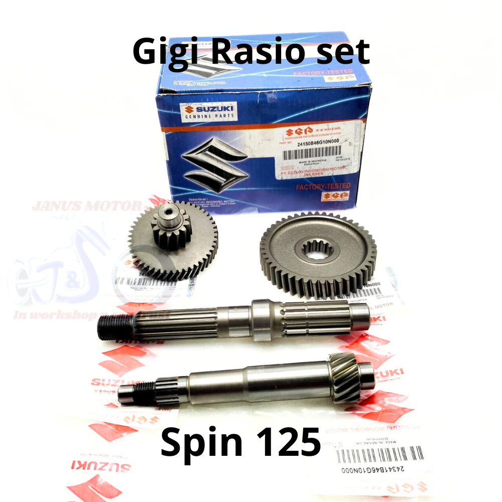 Jual Gigi rasio set Suzuki Spin 125 Kualitas original Presisi awet Gir ...