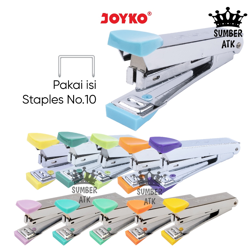 Jual Stapler Stepler Jepretan Joyko HD-10CL , HD-10PTL Pastel Mesin ...