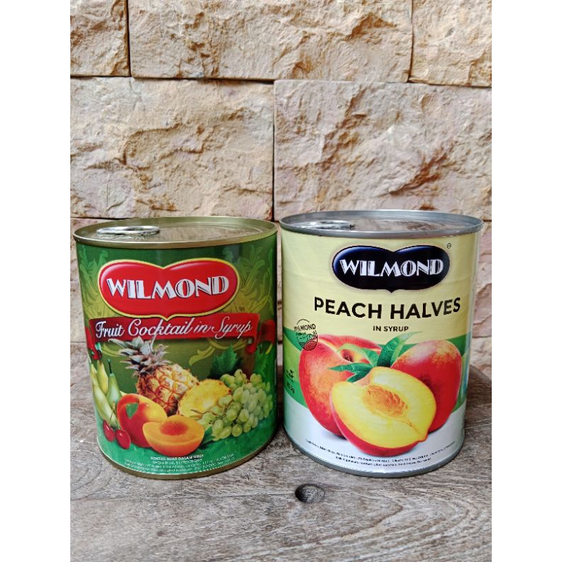 Jual PAGAMART WILMOND PEACH HALVES / FRUIT COCKTAIL IN SYRUP 825 GRAM ...