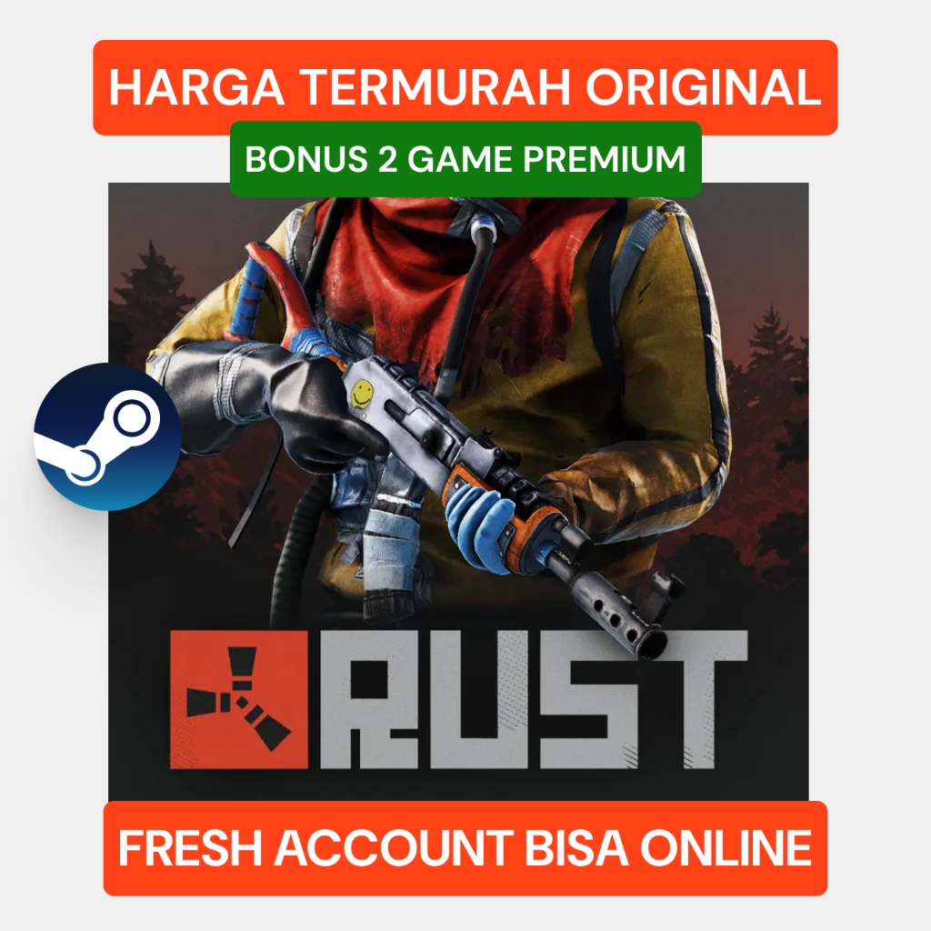 Jual Rust Online Private Original Steam - Game Laptop PC Steam Deck ...