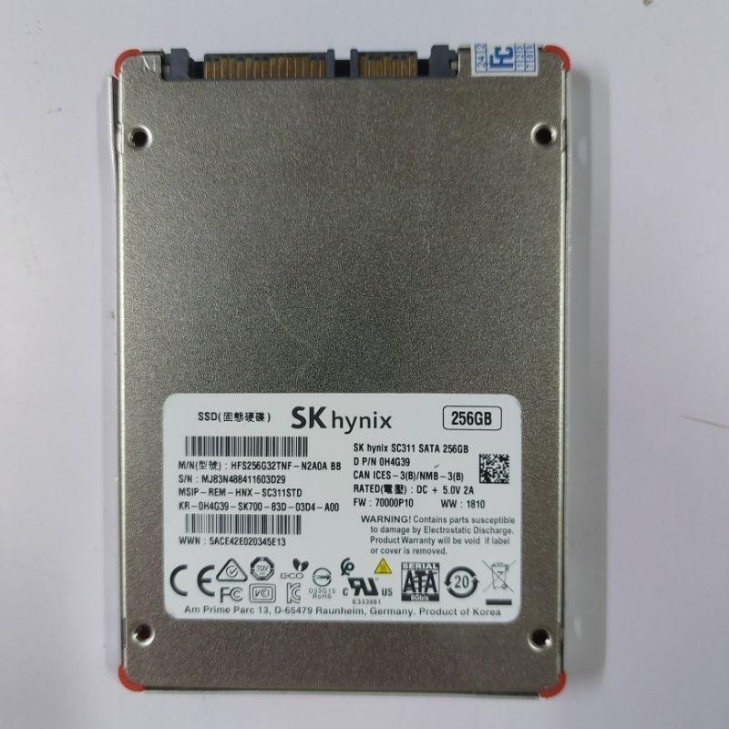 Jual SSD 256 GB SATA 2,5 inch SK hynix Original | Shopee Indonesia