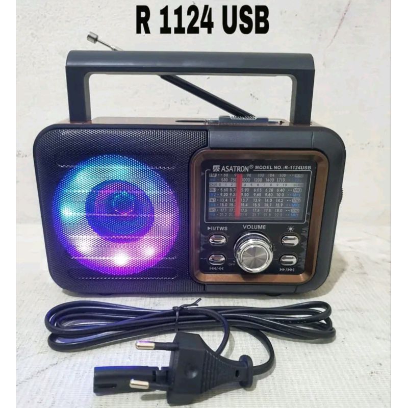Jual ATRON Model R-1124 Bluetooth USB Rambut LED | Shopee Indonesia