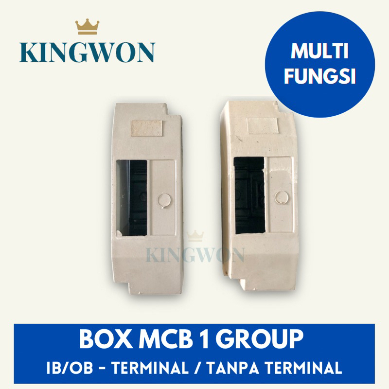 Jual BOX MCB 1 GROUP TEMPAT MCB BOX MCB I GROUP 1 PHASE KOTAK MCB TERMINAL/TANPA TERMINAL ...