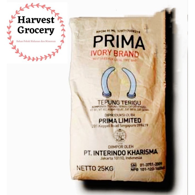 Jual TEPUNG PRIMA IVORY 25KG ( KHUSUS REGULER ) | Shopee Indonesia