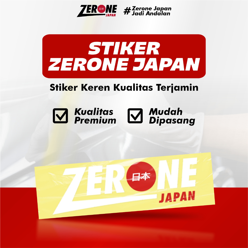 Jual Sticker Zerone Japan Metalic | Shopee Indonesia