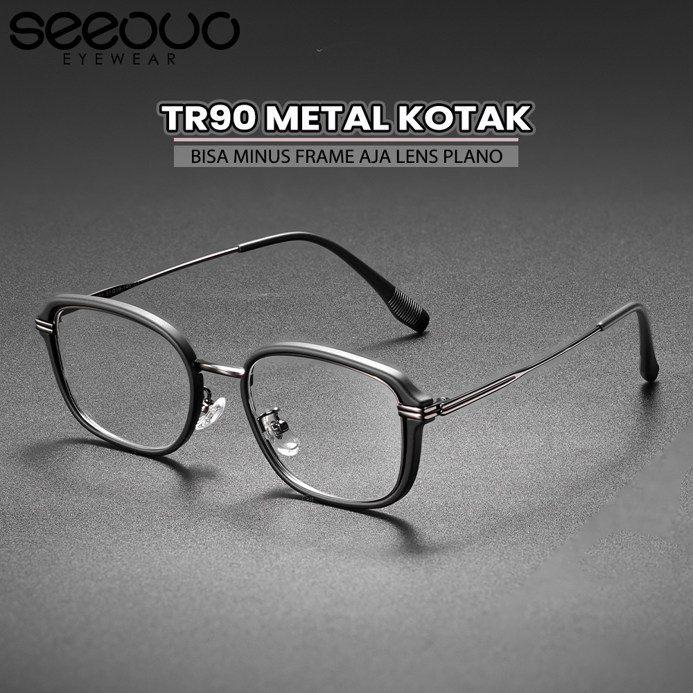 Jual Seeouo Frame Kacamata Bisa Minus Lensa Antiradiasi Blueray ...
