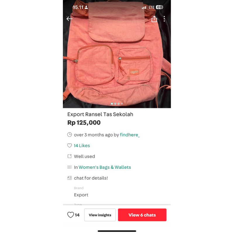 Jual Export Tas Ransel | Shopee Indonesia