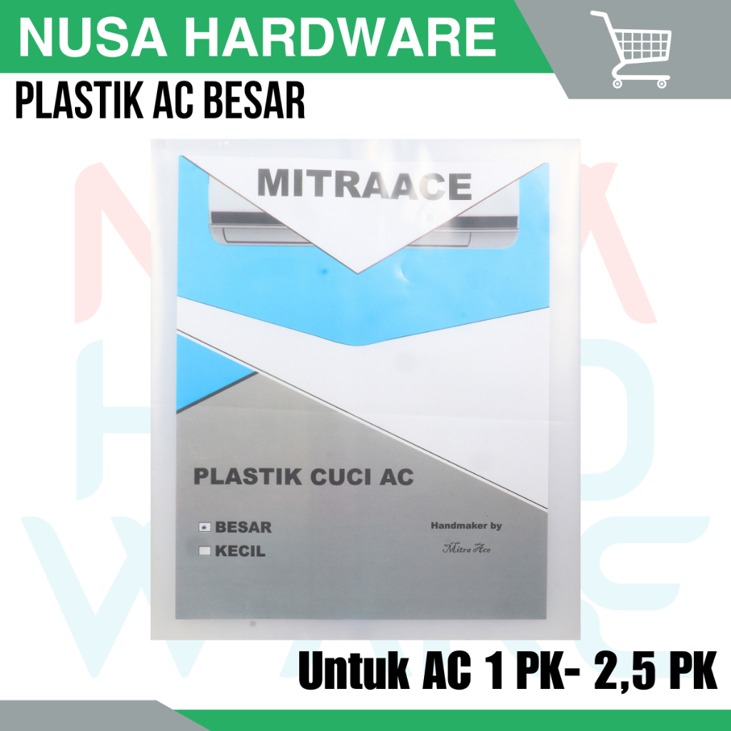 Jual Plastik Cuci AC Ukuran Besar Lebar 130cm Cocok Untuk AC 1 PK ...