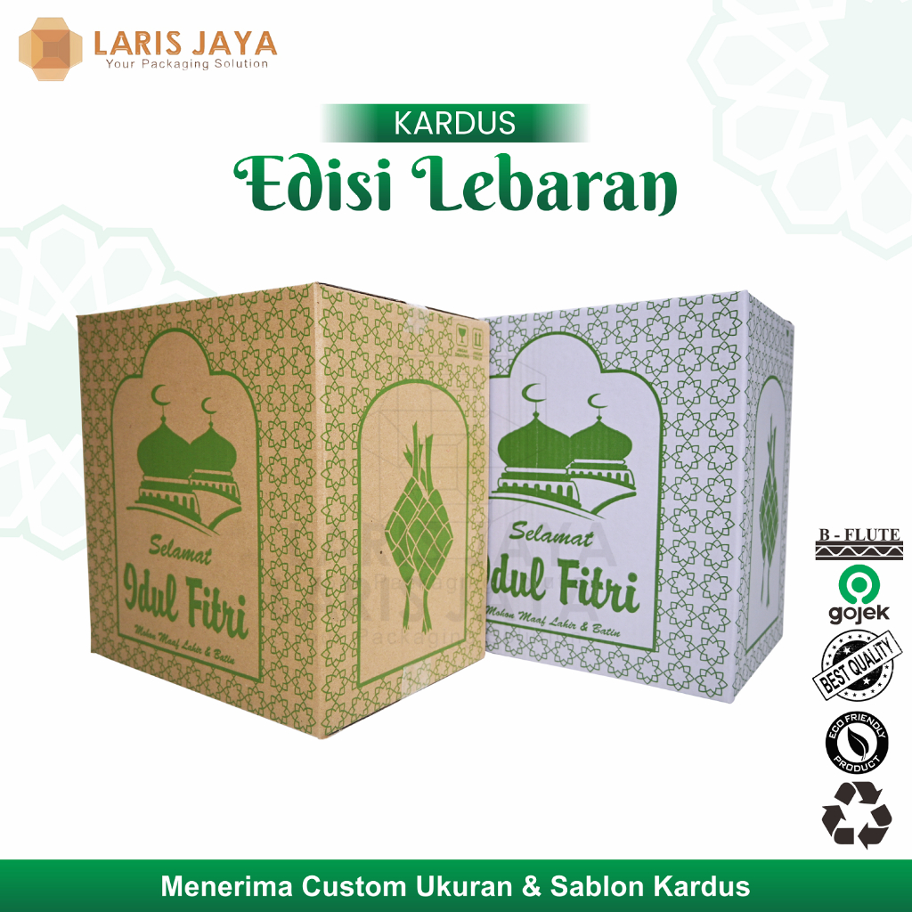 Jual Kardus Dus - Box Sembako Parcel Lebaran Motif Idul Fitri - Batik ...