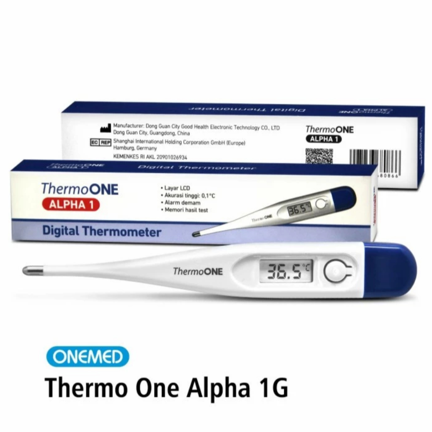Jual Alat Ukur Suhu Tubuh Thermo One Alpha 1G OneMed - Thermometer ...